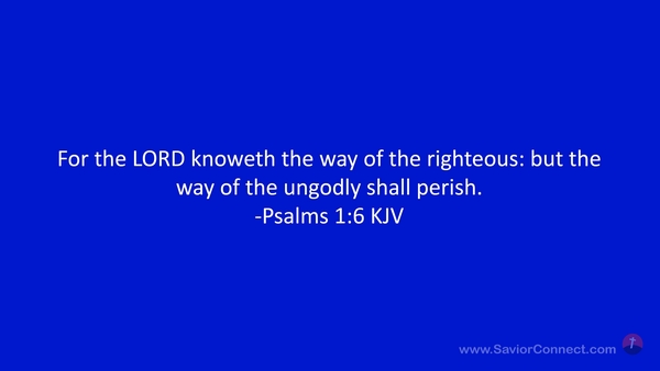 Psalm 1 6 Kjv