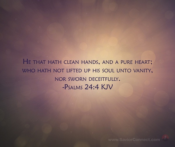 clean hands scriptures
