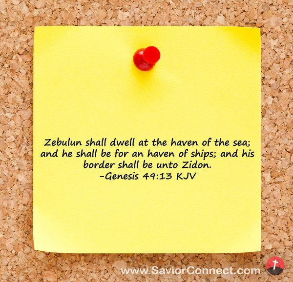 Genesis 49:13 KJV