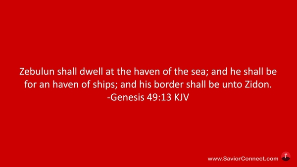 Genesis 49:13 KJV