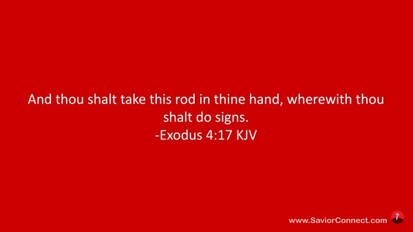 Exodus 4:17 KJV