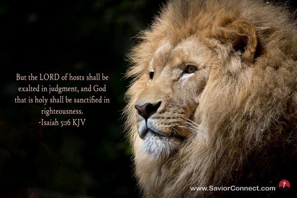 Isaiah 5:16 KJV