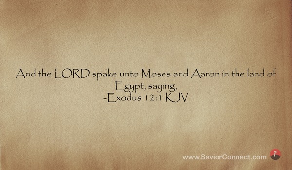 Exodus 12:1 KJV