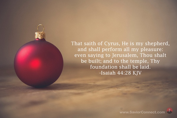 Isaiah 44:28 KJV