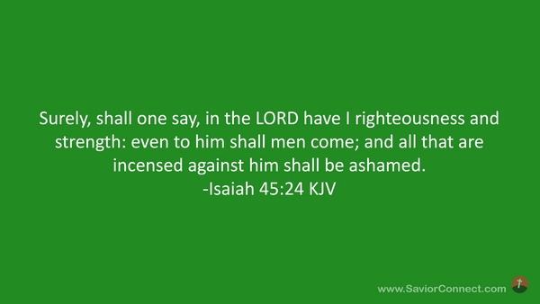Isaiah 45:24 KJV