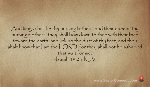 Isaiah 49:23 KJV