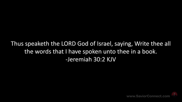 Jeremiah 30:2 KJV