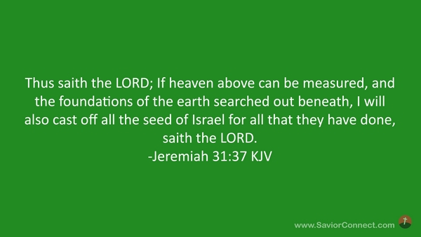 Jeremiah 31:37 KJV
