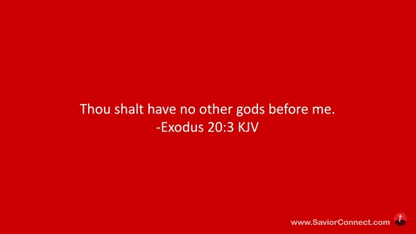 Exodus 20:3 KJV