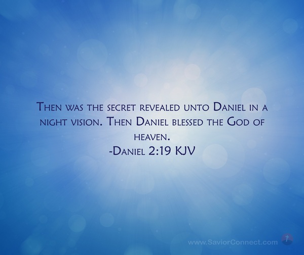 Daniel 2:19 KJV