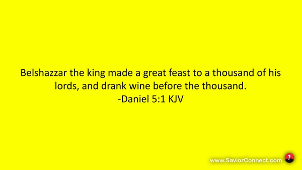 Daniel 5:1 KJV
