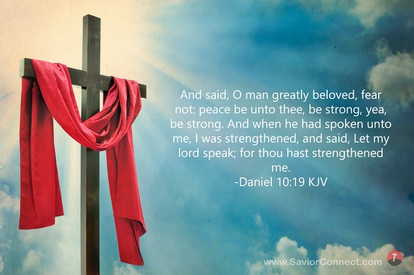 Daniel 10:19 KJV