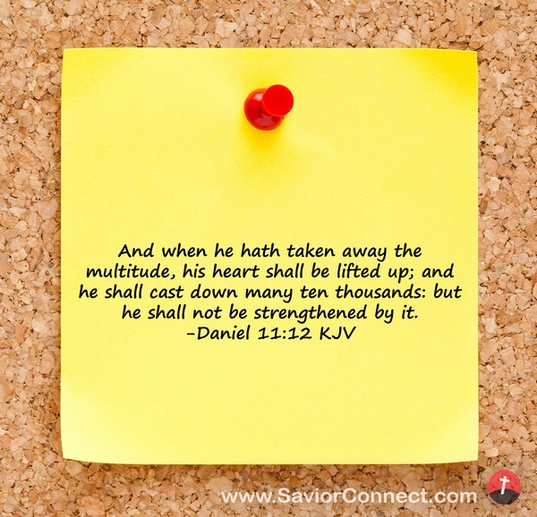Daniel 11:12 KJV
