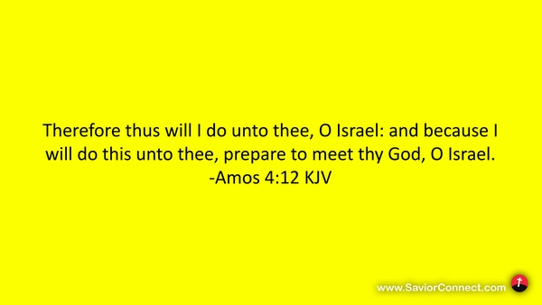 Amos 4:12 KJV
