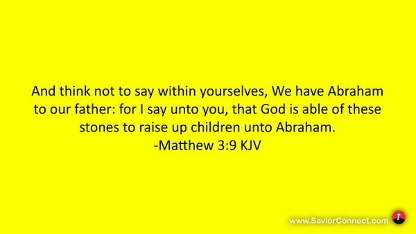 Matthew 3:9 KJV