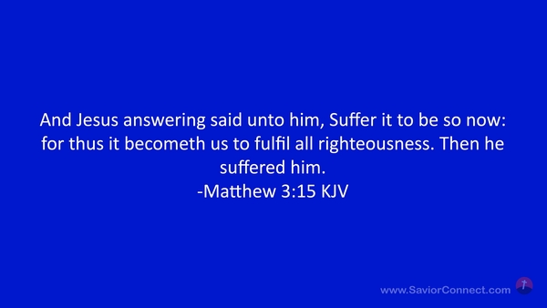 matthew 3 15 commentary