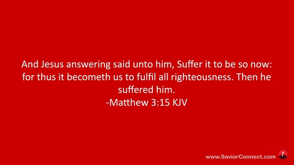 matthew 3 15 commentary