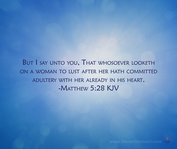 Matthew 5:28 KJV