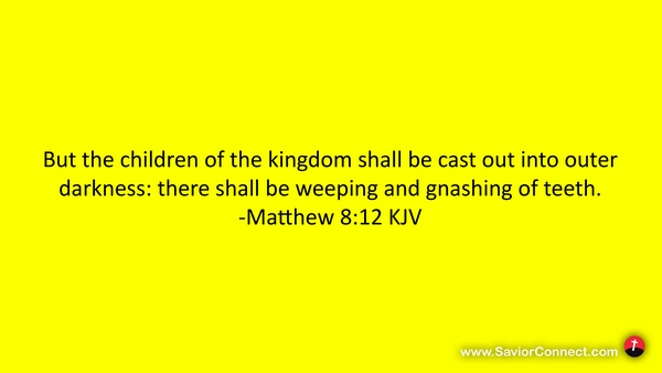 Matthew 8:12 KJV