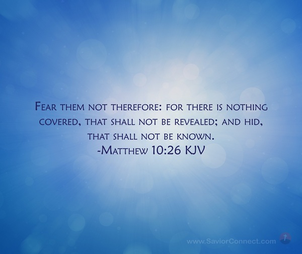 Matthew 10:26 KJV
