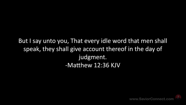 Matthew 12:36 KJV
