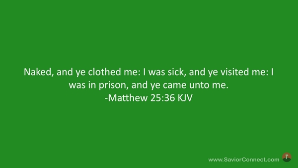 matthew 25 36