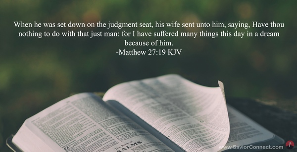 Matthew 27:19 KJV