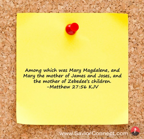 Matthew 27:56 KJV