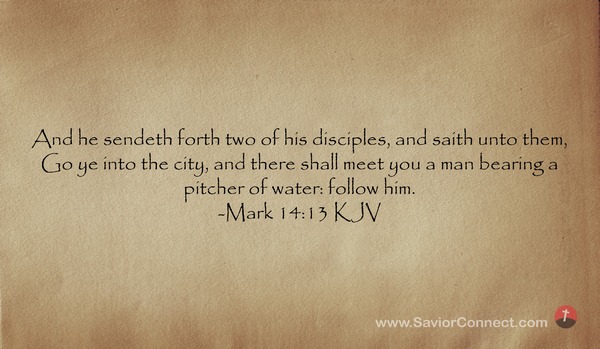 Mark 14:13 KJV