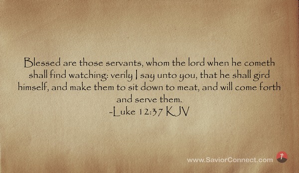 Luke 12:37 KJV