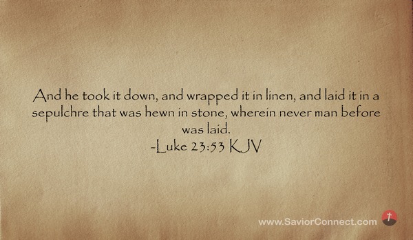 Luke 23:53 KJV