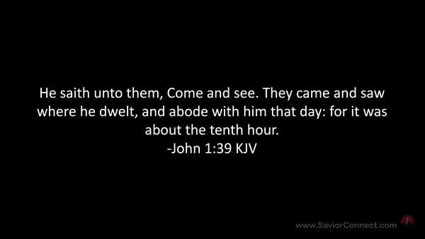 john 1 39 commentary
