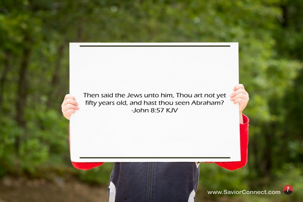 John 8:57 KJV