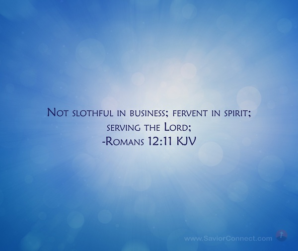 Romans 12 11 Kjv