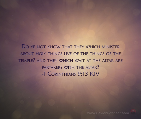 1 Corinthians 9 13 KJV 1-corinthians-9-13-kjv