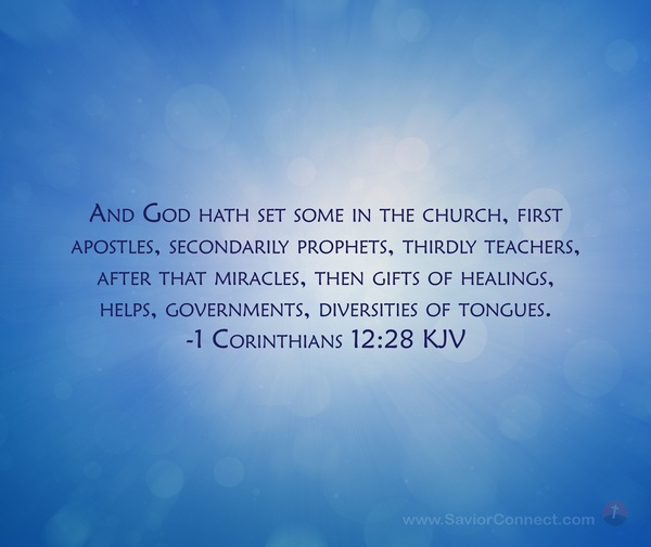 1 Corinthians 12:28 KJV