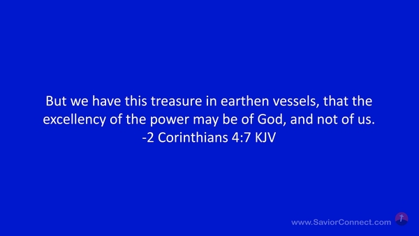 scriptures about earthen vessels