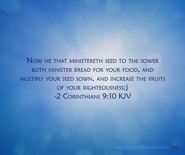 2 Corinthians 9:10 KJV