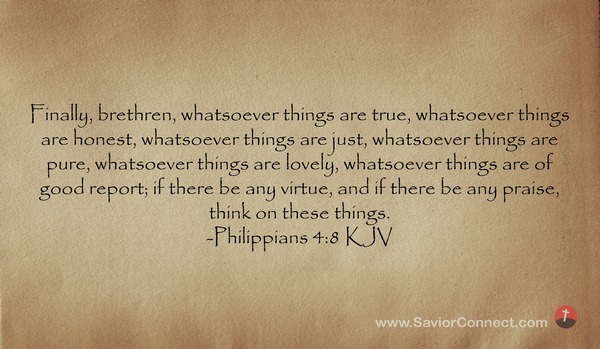 Philippians 4:8 KJV