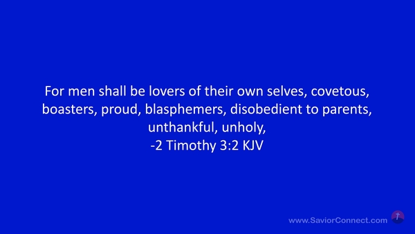 disobedient to parents unthankful unholy