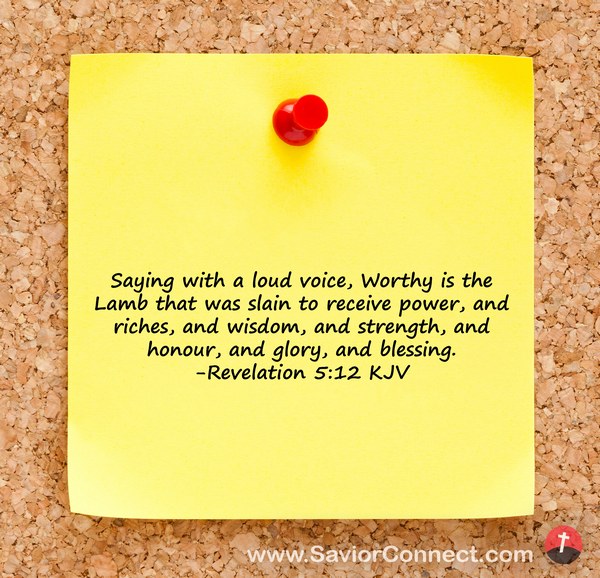 Revelation 5:12 KJV