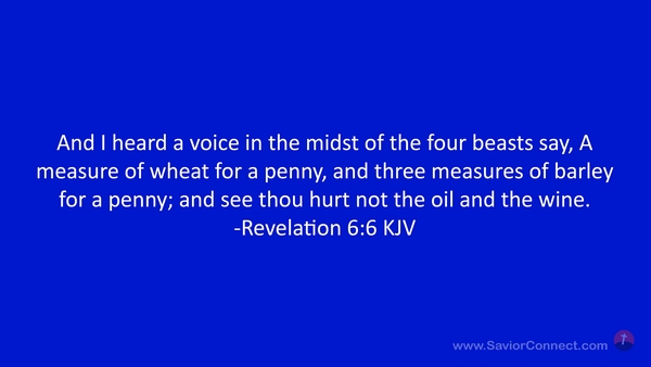 Revelation 6:6 KJV