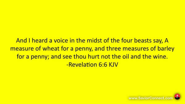 Revelation 6:6 KJV