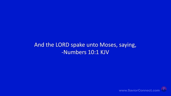 Numbers 10:1 KJV