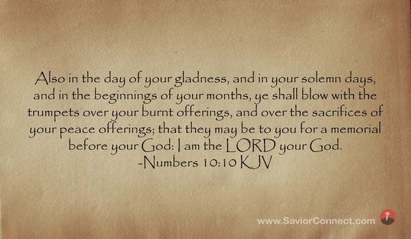Numbers 10:10 KJV