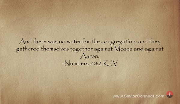 Numbers 20:2 KJV