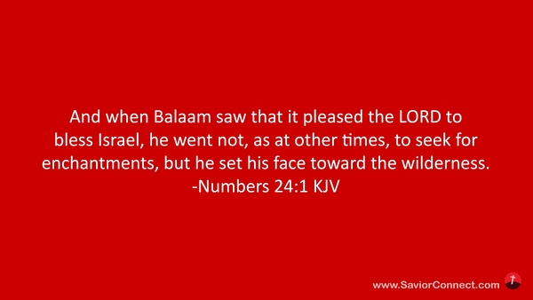 Numbers 24:1 KJV