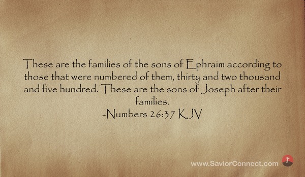 Numbers 26:37 KJV