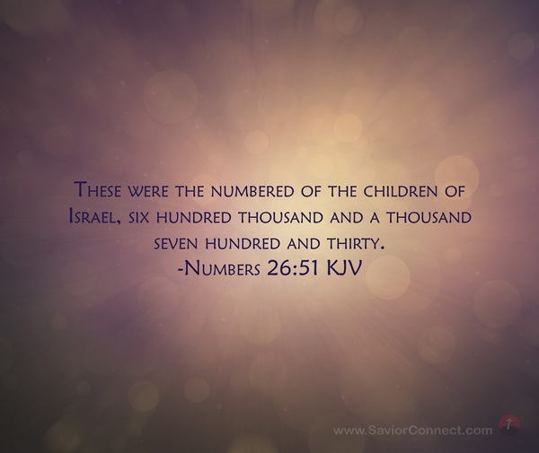 Numbers 26:51 KJV