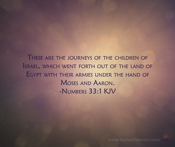 Numbers 33:1 KJV